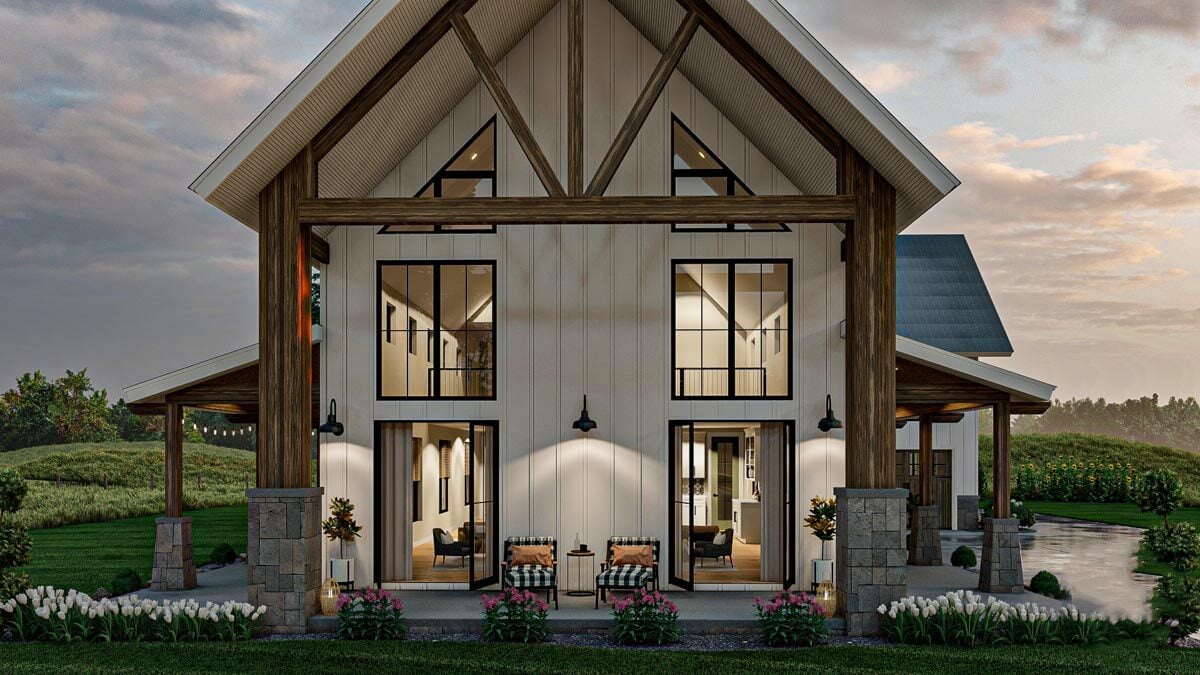 Tour This Stunning Barndominium House Plan